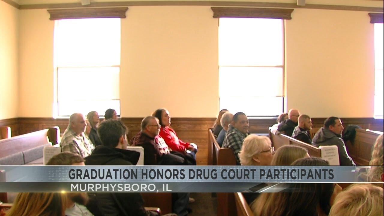 Participants graduate drug court in southern Illinois - YouTube
