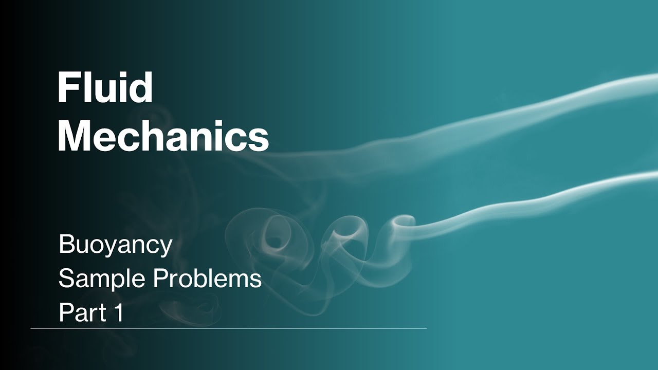 Buoyancy - Sample Problems - Part 1 - YouTube