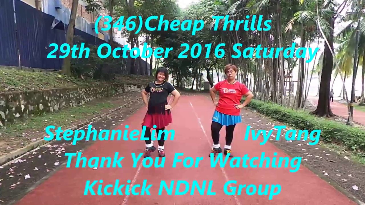 (346)Cheap Thrills By Nicky Tan-Kickick Line Dance (Line Dance) - YouTube