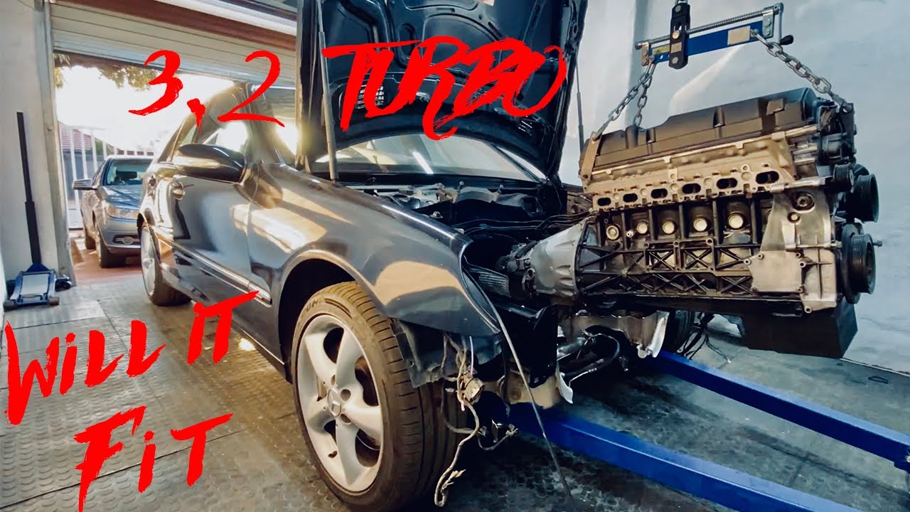 Getting The Massive 3.2l M104 TURBO To Fit In The Mercedes W203 ...
