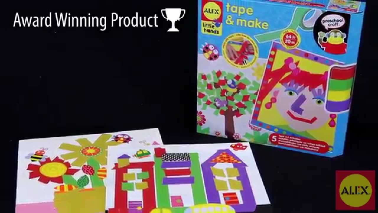 ALEX Toys Tape and Make Craft Kit #1521 - YouTube