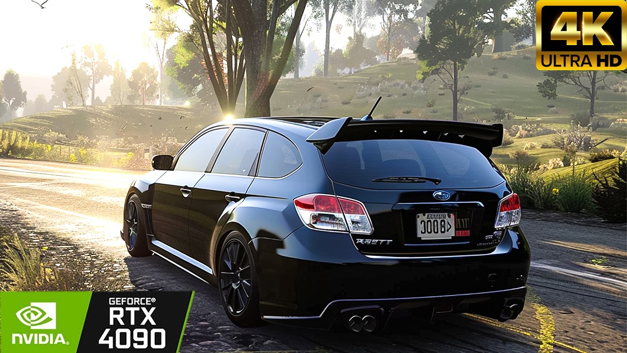 SUBARU IMPREZA WRX (PC) RTX 4090 Ray Tracing ULTRA Realistic Graphics ...