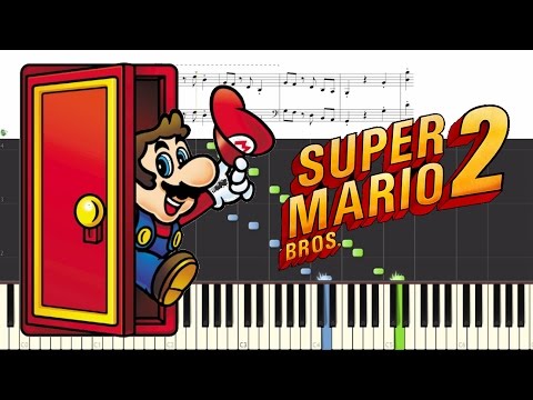 Super Mario Bros 2 - Title Theme (Synthesia/Sheet Music) - YouTube