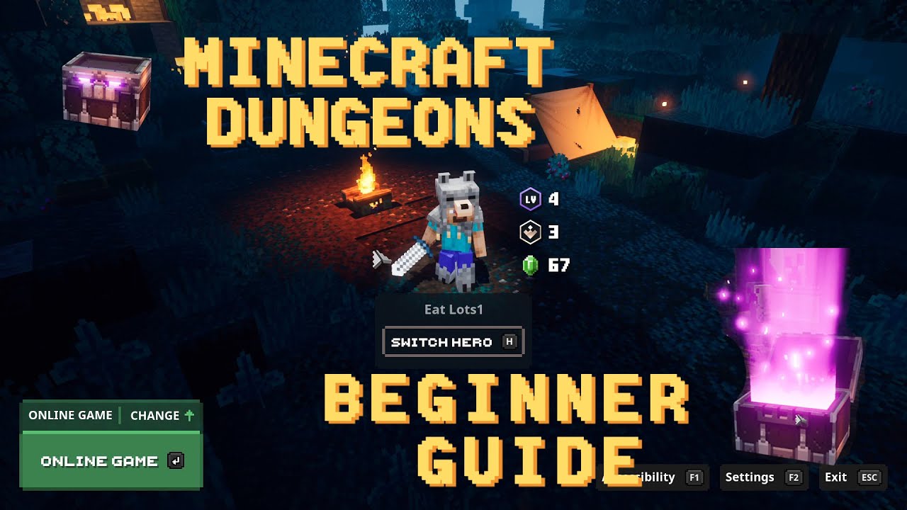 Minecraft Dungeons Basics - Beginner guide - YouTube