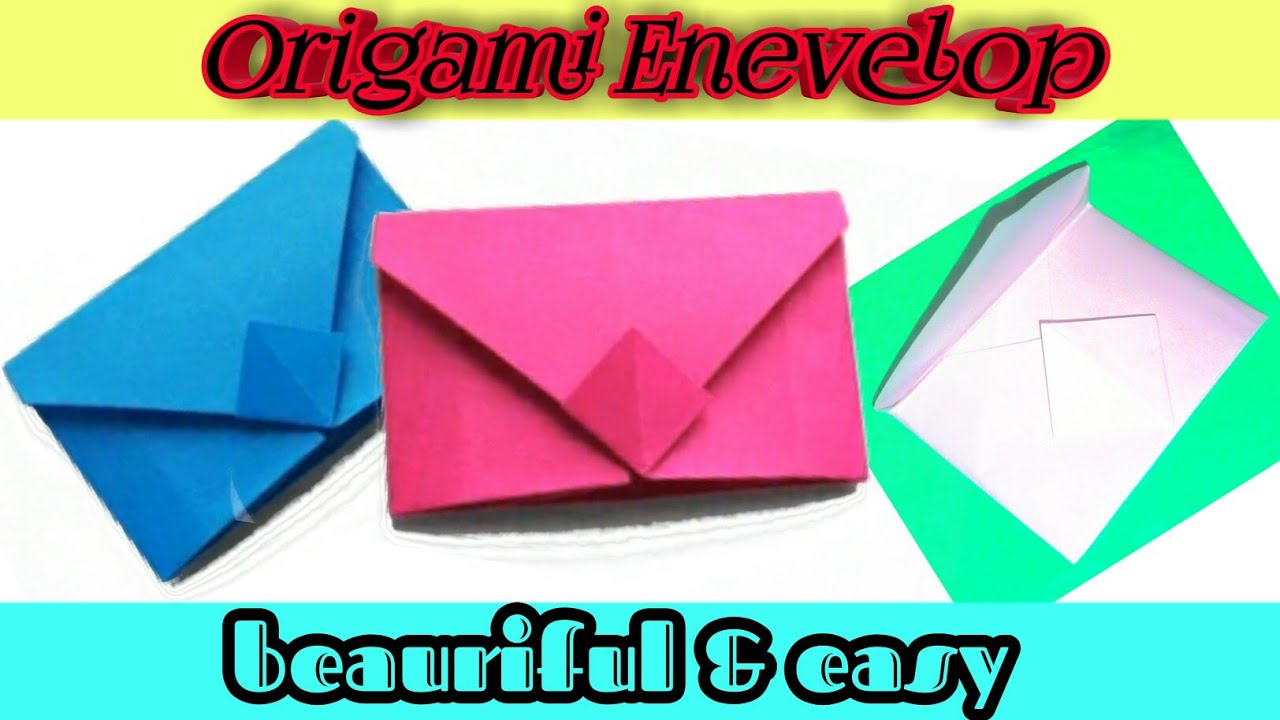 How to make paper envelope|Easy,beautiful origami envelope making.# ...