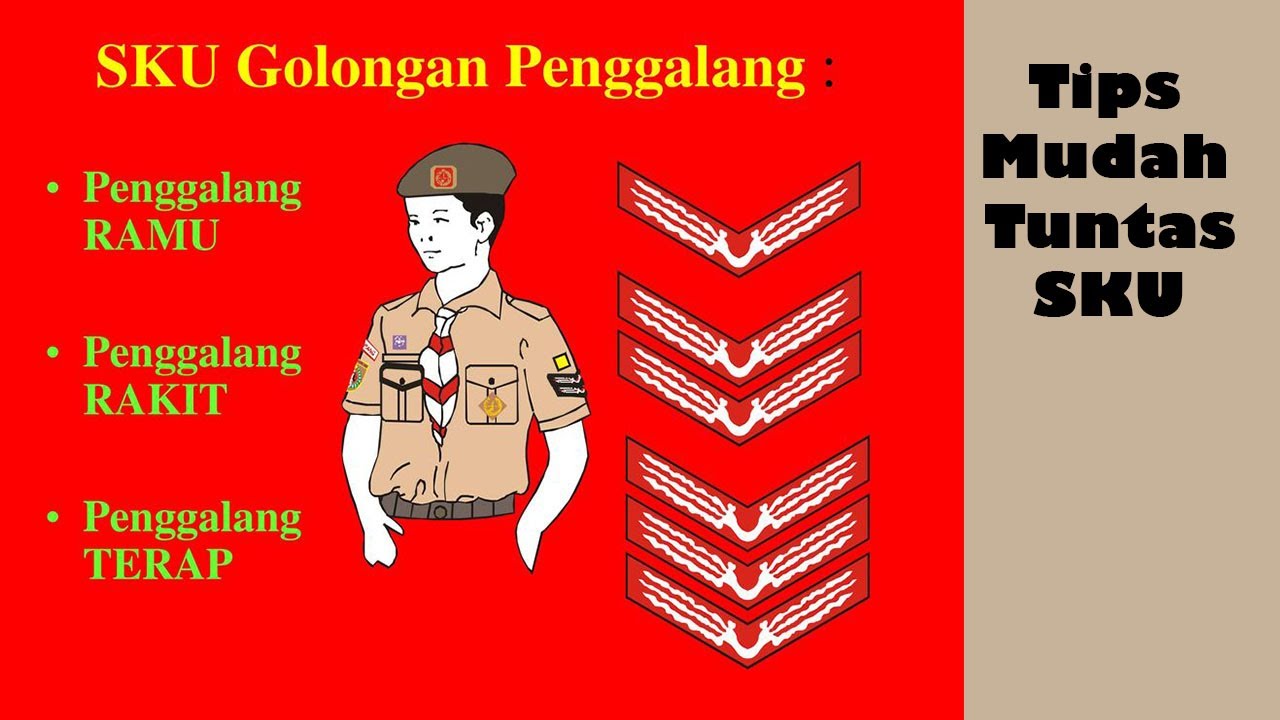 Penempuhan SKU golongan penggalang Ramu, Rakit dan terap - YouTube