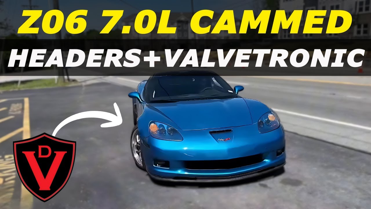 CAMMED Chevy Corvette Z06 7.0L V8 Exhaust Sound w/ Headers & Valvtronic ...