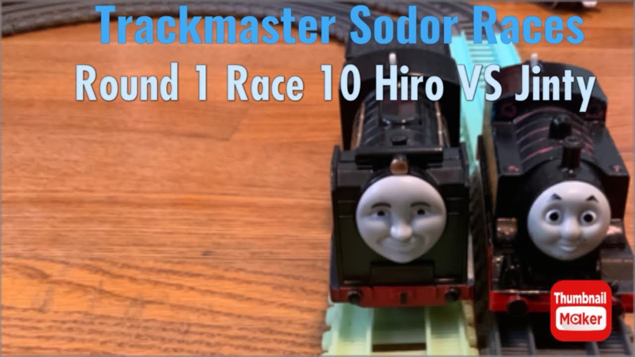 Trackmaster Sodor Races [Round 1 Race 10] Hiro VS Jinty - YouTube