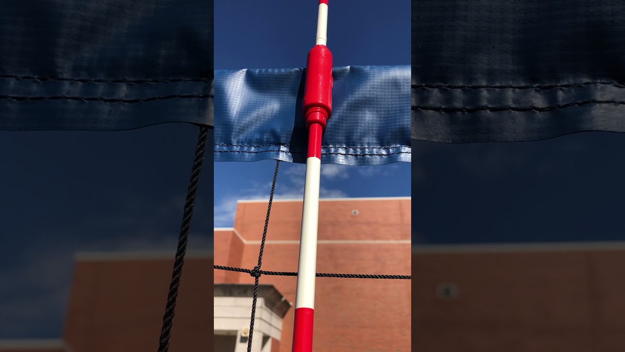 Volleyball antenna setup - YouTube