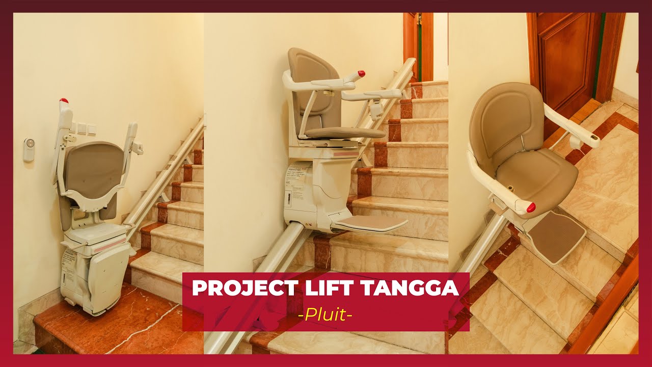 Inovasi Lift di Dalam Rumah Dengan Lift Tangga - YouTube
