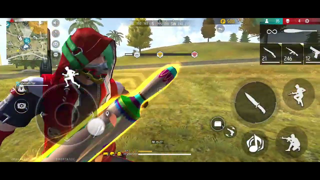 unstoppable 21 kill ak47 with double awm ....my first gaming video ...