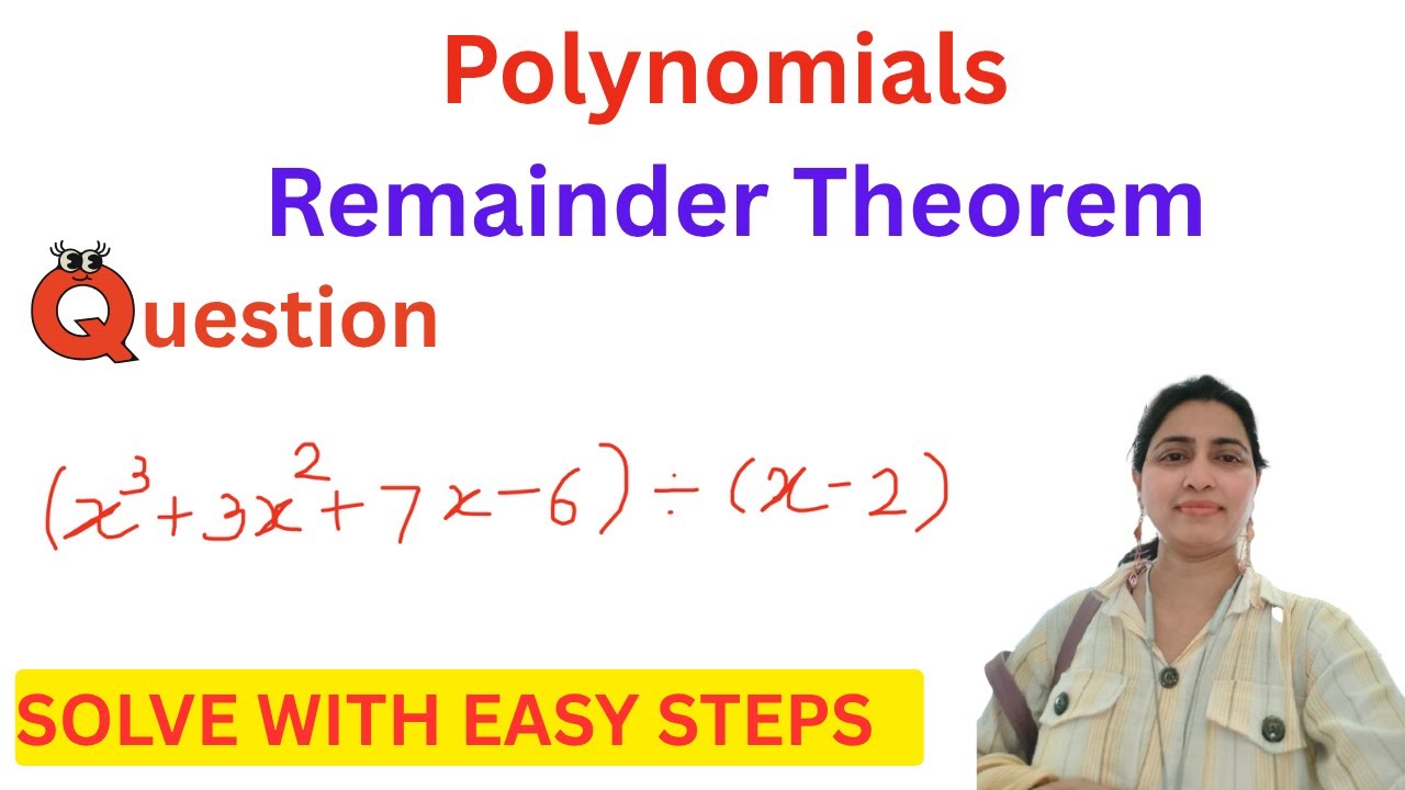 Nice Algebra Problem|Polynomials Remainder Theorem Example|Easy maths ...