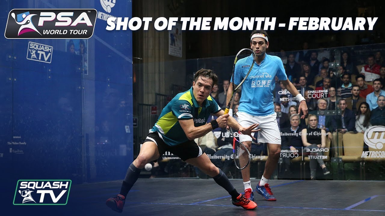 Squash: Shot of the Month - February 2018 - The Contenders - YouTube