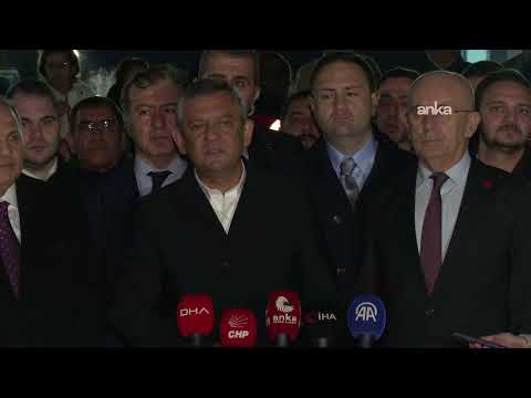 CHP Genel Başkanı Özgür Özel, Sincan Cezaevi önünde açıklama yaptı