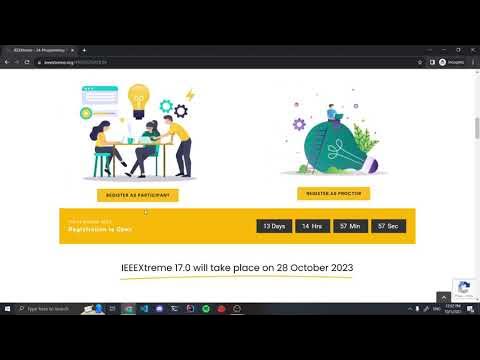 IEEEXtreme Programming Competition Registration|| CS JUST - YouTube