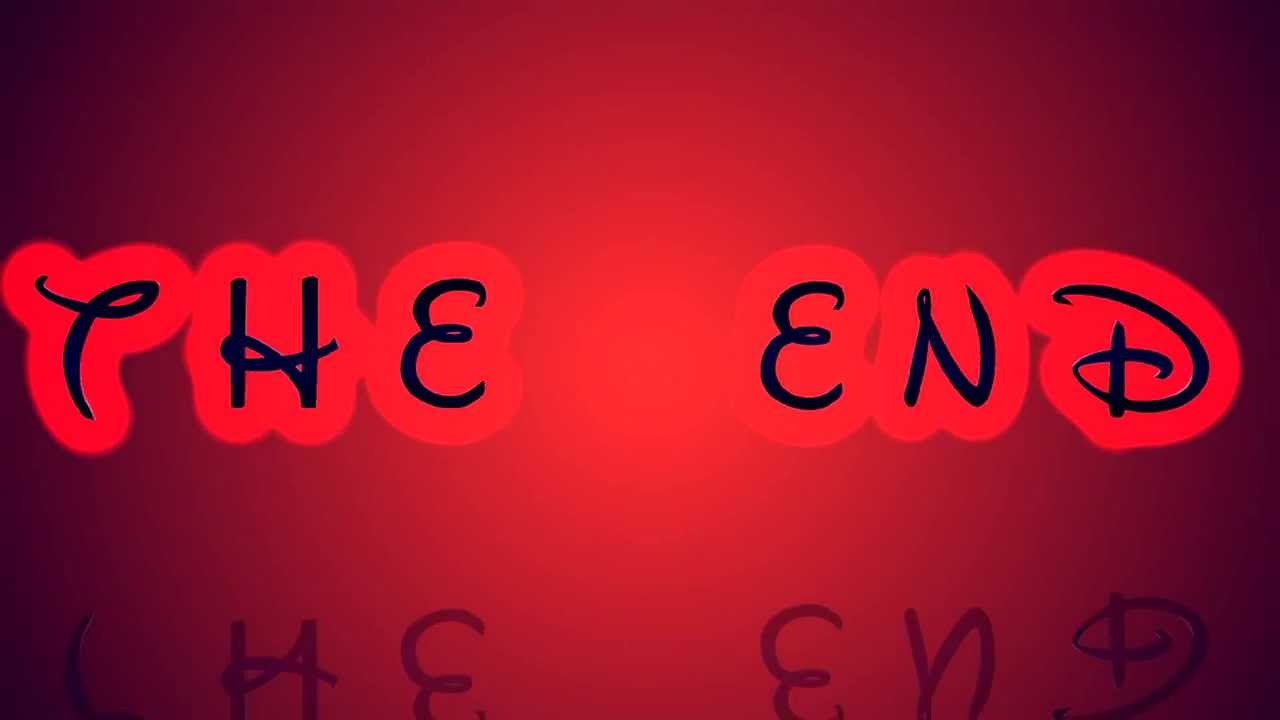 THE END Title Disney Style Dark Royalty Free Video Effect Footage AA ...