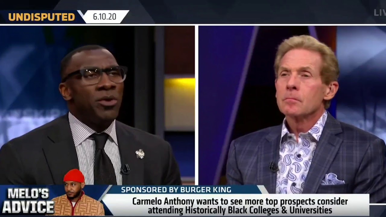 Shannon Sharpe & Skip Bayless Touch on HBCU Bands on Undisputed - YouTube