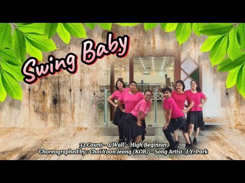 Swing Baby | High Beginner Line Dance - Demo by : Amare Felice - YouTube