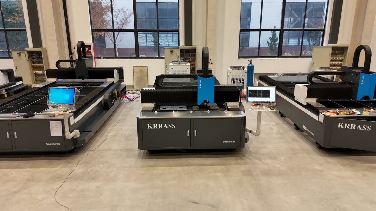 1.5KW,2KW,3KW,6KW Laser Cutter Machine,5' x10' Fiber Laser Metal Sheet ...