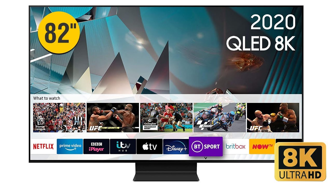 Samsung 82 inch Q800T QLED 8K TV - YouTube