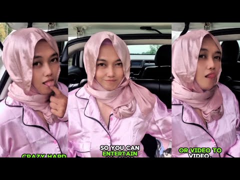 Live hijab satin merah muda ngurus bisnis keuangan juga