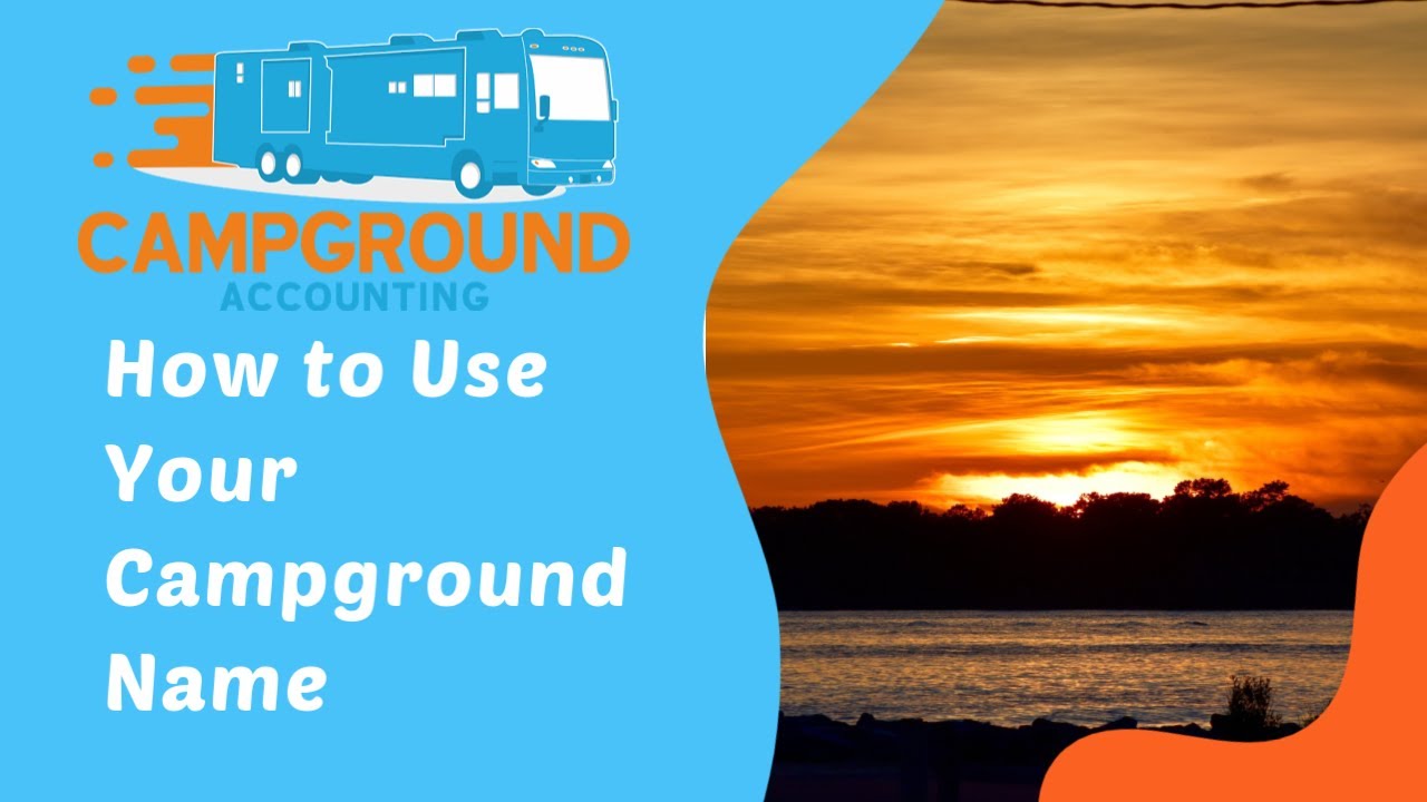 How to Use Your Campground Name - YouTube