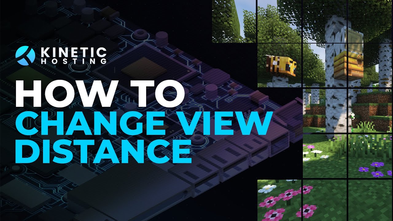 How To Change A Minecraft Servers View Distance - YouTube