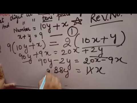 The sum of the digits of a two-digit number is 9.Also ,nine times this ...