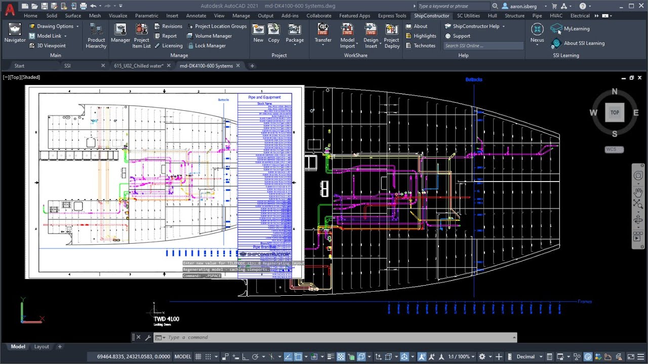 SSI 2021 R2 Marine Drafting Pipe Layers - YouTube