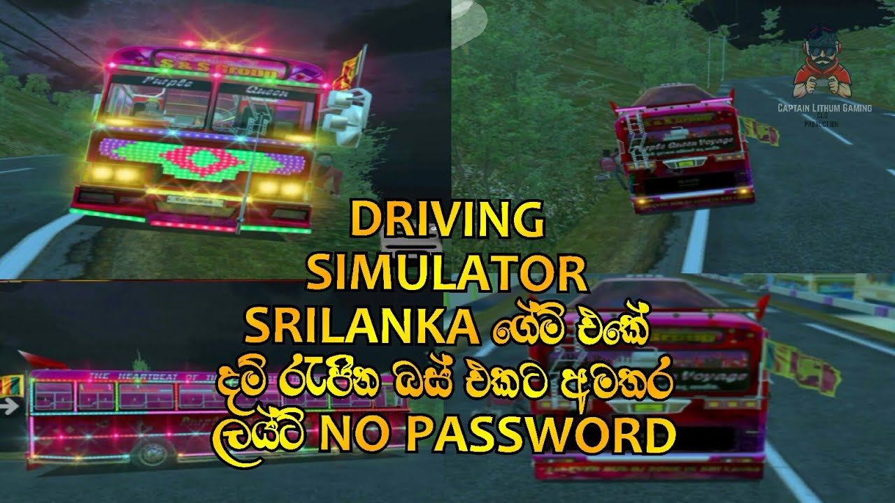 දම් රැජින බස් එකට අමතර ලය්ට් |Driving Simulator Srilanka dam Rajina Bus ...