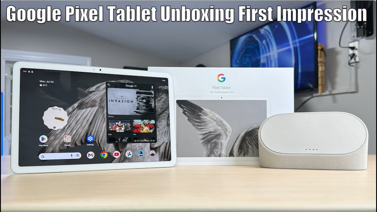 Este es el nuevo Google Pixel Tablet Unboxing first Impression - YouTube