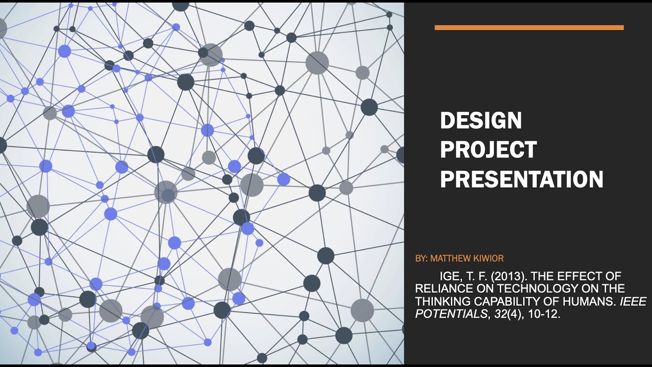 Design Project Presentation - YouTube