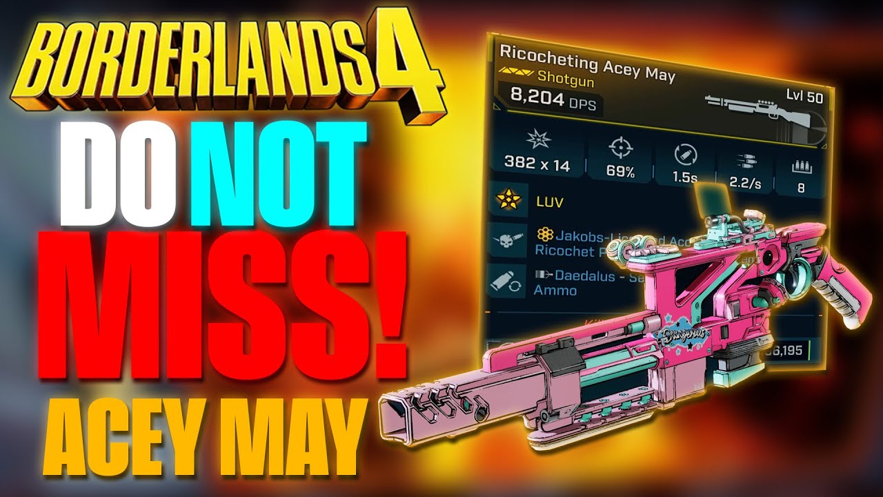 Borderlands 4 | The BEST Shotgun NO ONE is Talking About | ACEY MAY ...