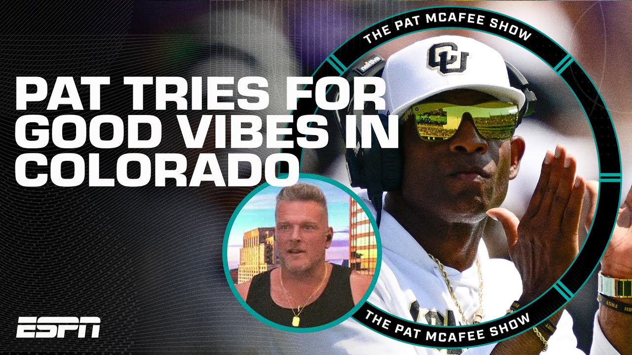 Good Vibes in Colorado?! 👀 Pat McAfee puts the fate of the show in a ...