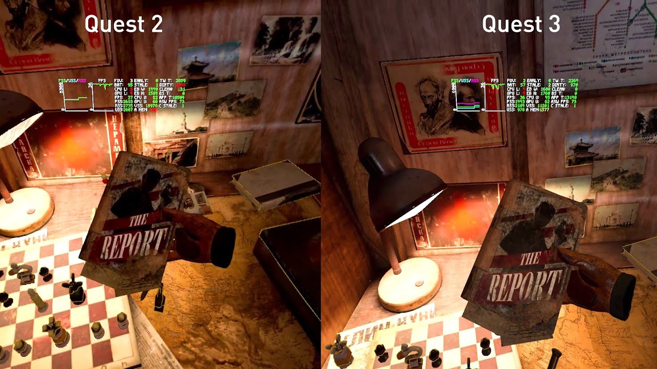 Metro Awakening VR: Quest 2 VS Quest 3 - YouTube
