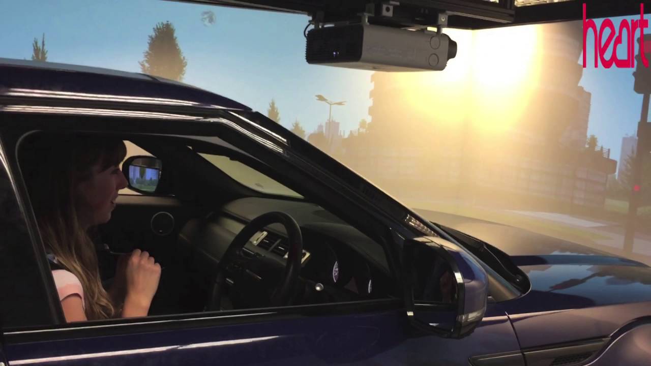 Heart's taken for a spin in UWE's driverless car simulator - YouTube