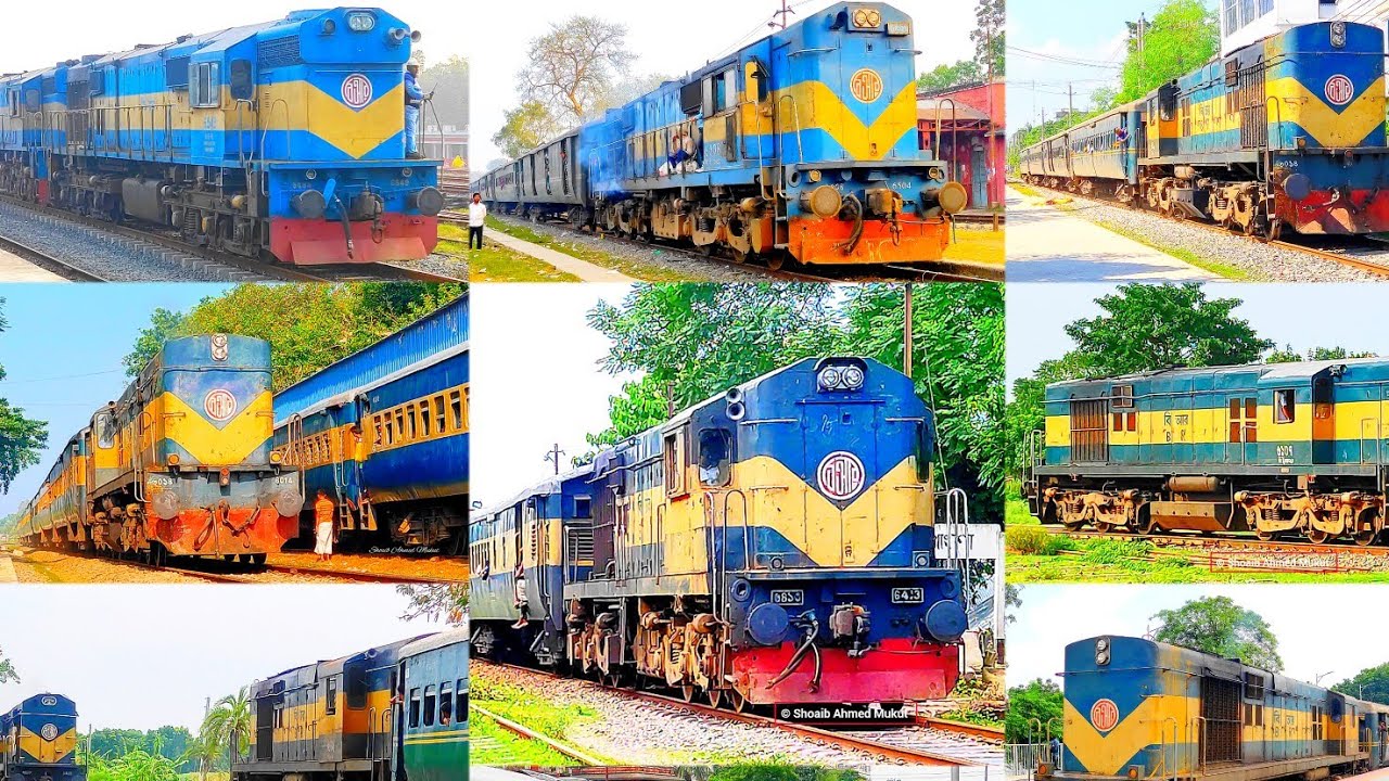 ভেকুয়াম কোচে চলা ব্রডগেজ লোকাল মেইল ও কমিউটার ট্রেন Local Mail ...