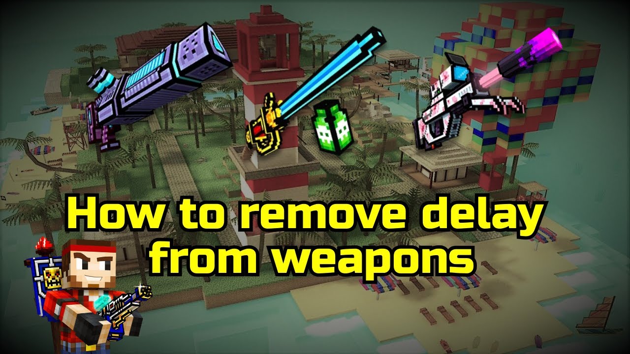 How to remove Input and Output Delay in Pixel Gun 3D - YouTube