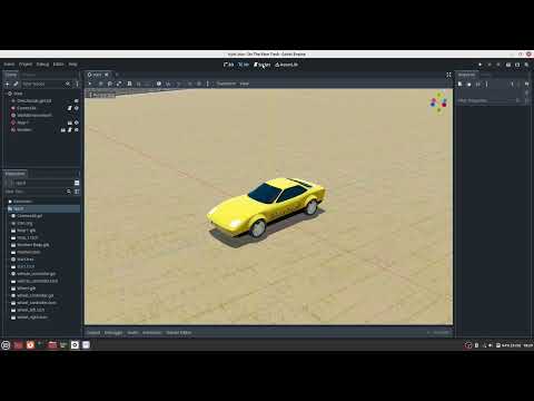 Ray Cast Car in Godot: steering - YouTube