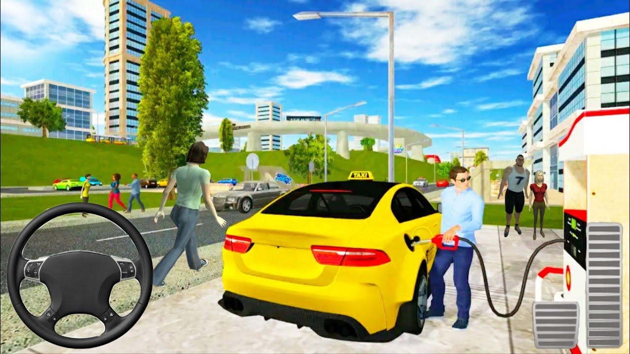 Taxi Game 2 #1-Yellow Cab Car Service Driving Simulator Android ...