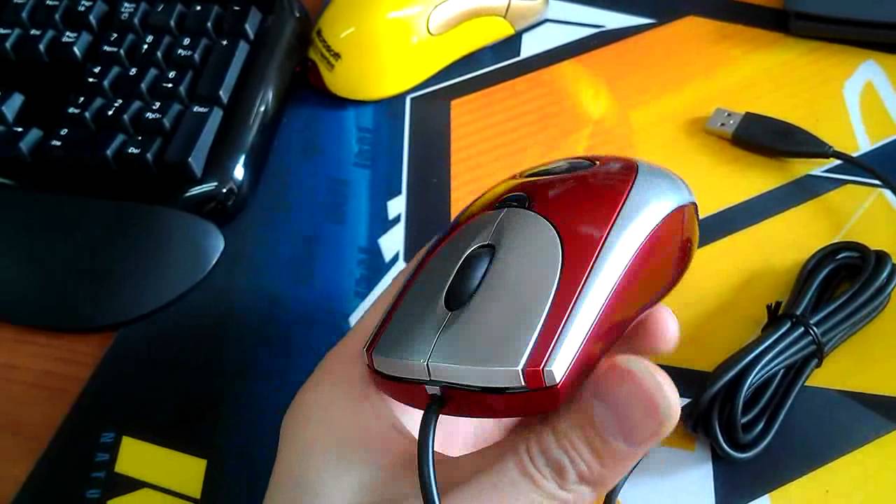 logitec optical mouse G1 - YouTube