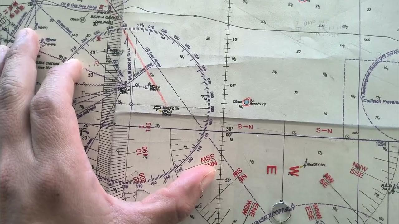 GPS Coordinates Plotting on Paper Charts for Beginners (Uncut) - YouTube