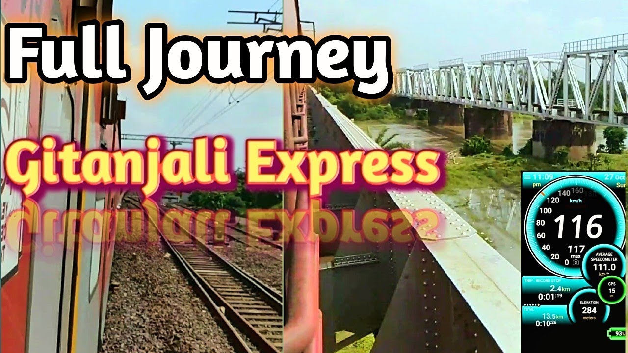 Onboard Mumbai To Howrah Gitanjali Express Full Journey #train # ...