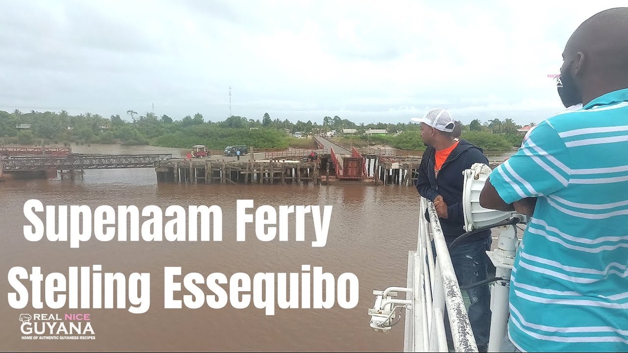 Boat trip from Parika to Supenaam Essequibo II Real Nice Guyana - YouTube