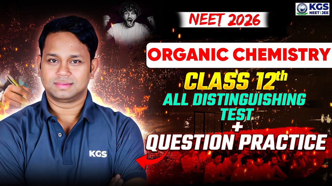 Organic Chemistry Class 12th | All Distinguishing Test + Question ...