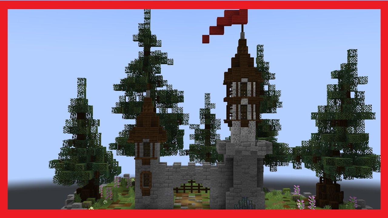 Minecraft: Cómo hacer una entrada de castillo medieval | Fácil y rápido ...