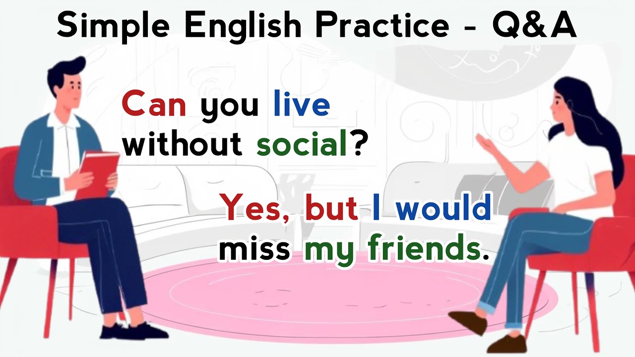 English Conversation Practice for Beginners | Simple Questions and ...