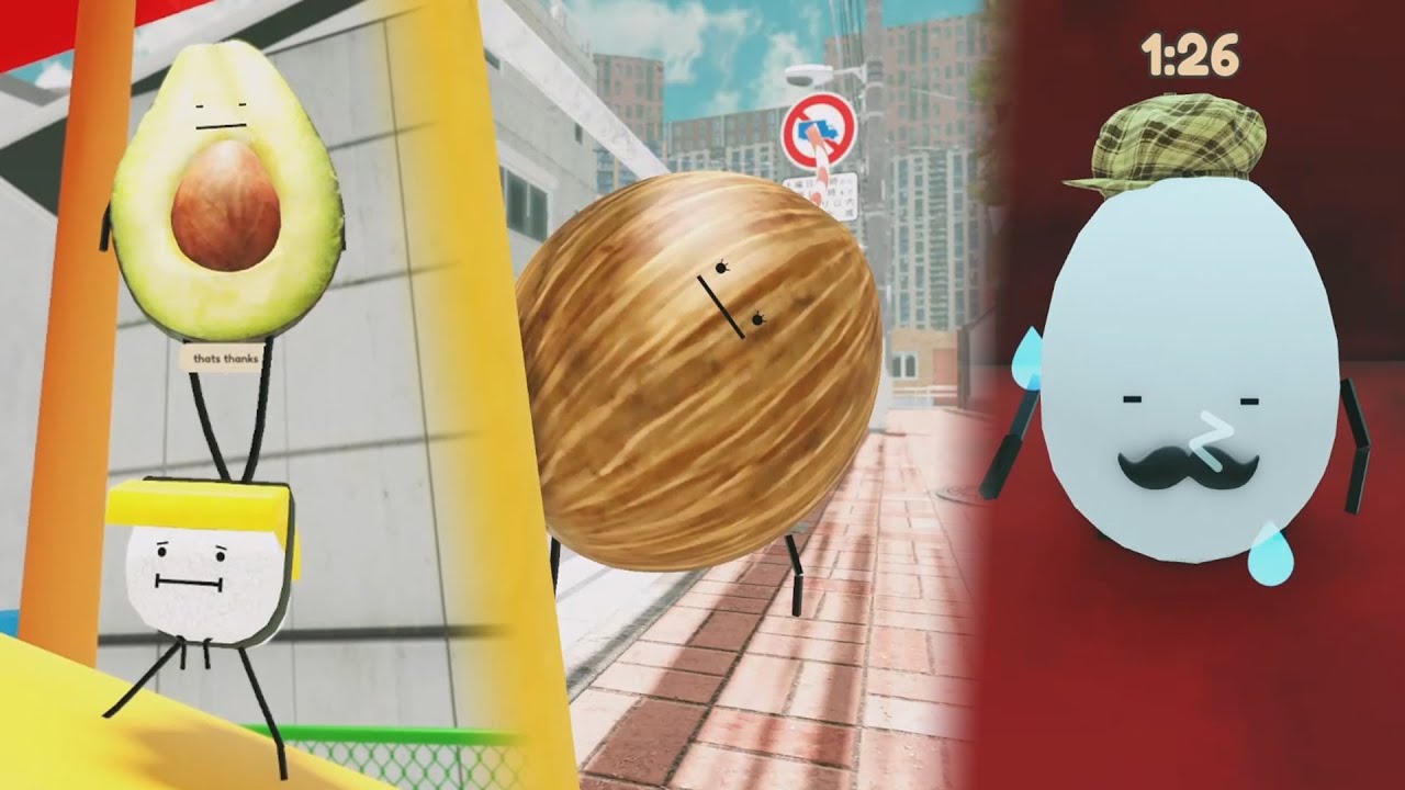 Hide and seek with Avocado, Pineapple, Detective Egg in Secret ...