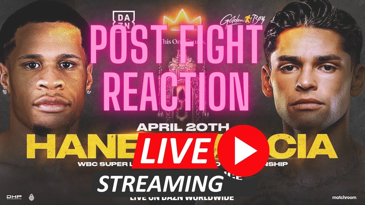 RYAN GARCIA VS DEVIN HANEY POST FIGHT REACTION! - YouTube
