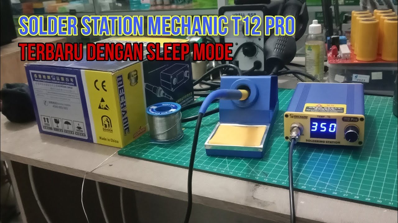 Unboxing Solder Station Mechanic T12 Pro Terbaru - YouTube